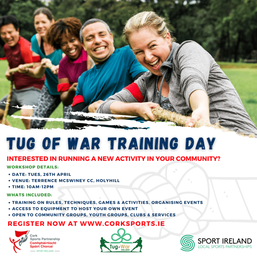 Tug of War Training Workshop | Cork Sports Partnership
