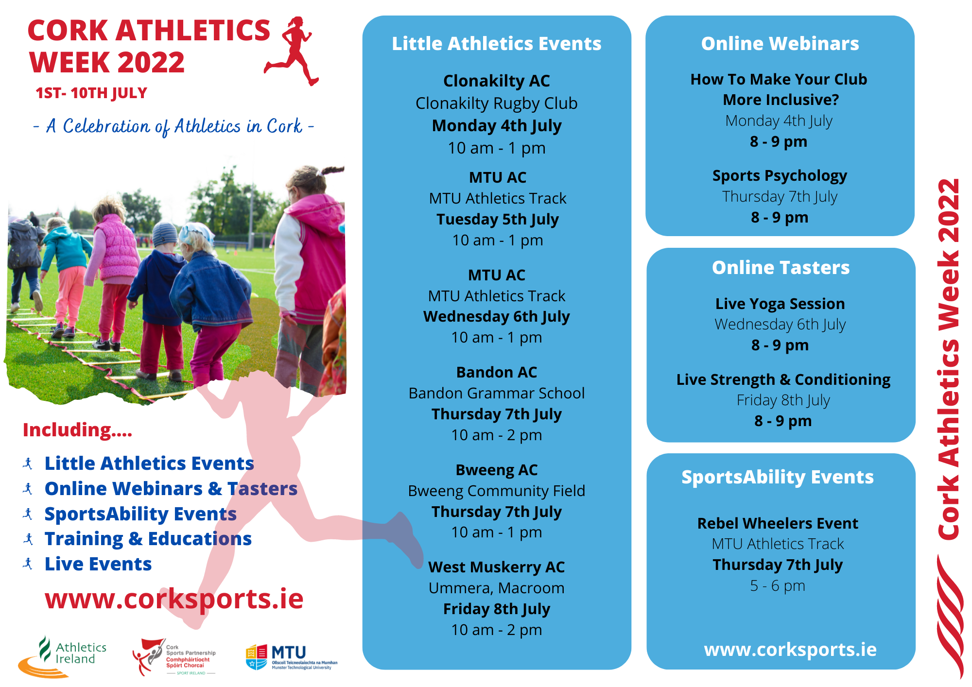 Cork Athletics Week 2022 | Cork Sports Partnership
