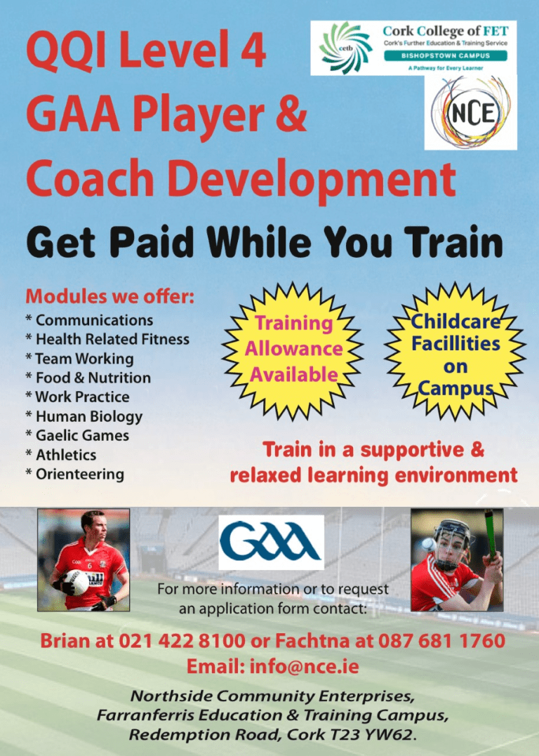 GAA Player & Coach Development Course | Cork Sports Partnership