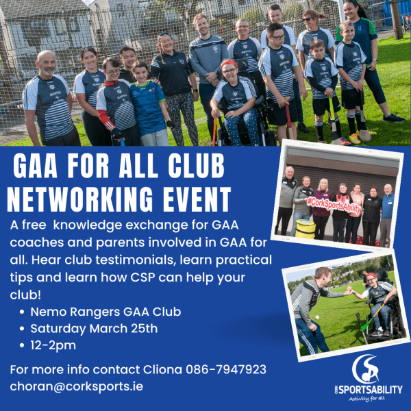 GAA for All Networking Event | Cork Sports Partnership