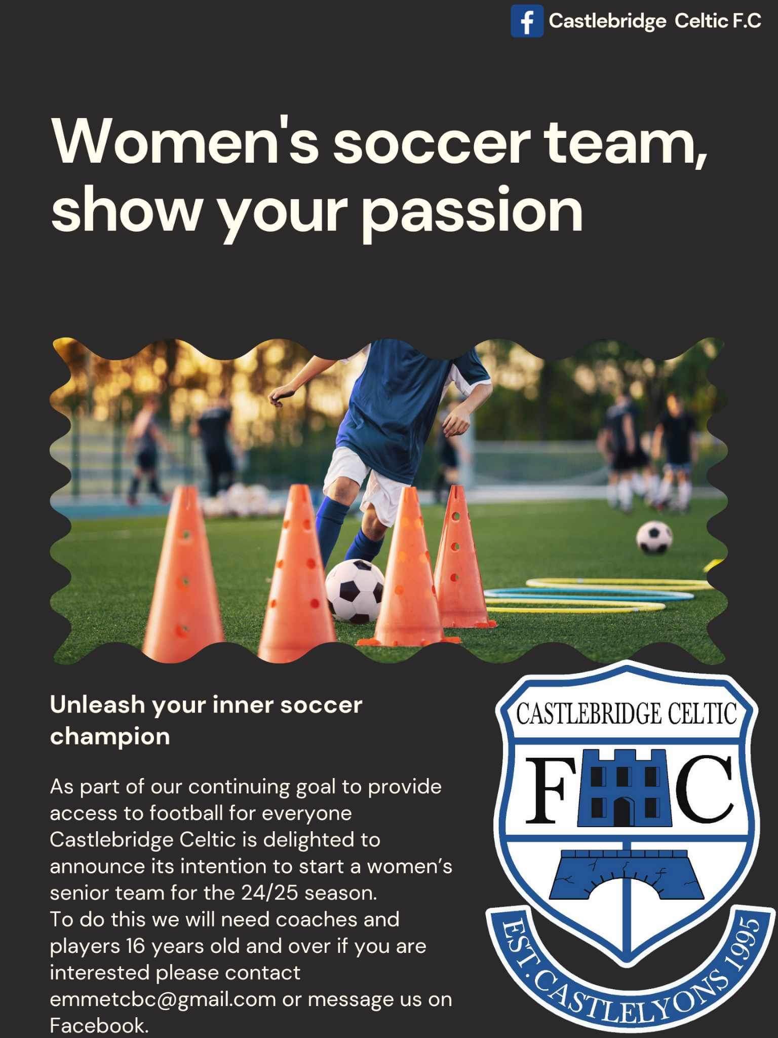 Club Spotlight | Castlebridge Celtic Women's Team | Cork Sports Partnership