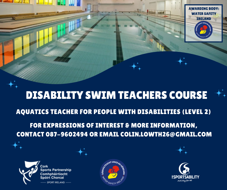 Disability Swim Teachers Course | Cork Sports Partnership