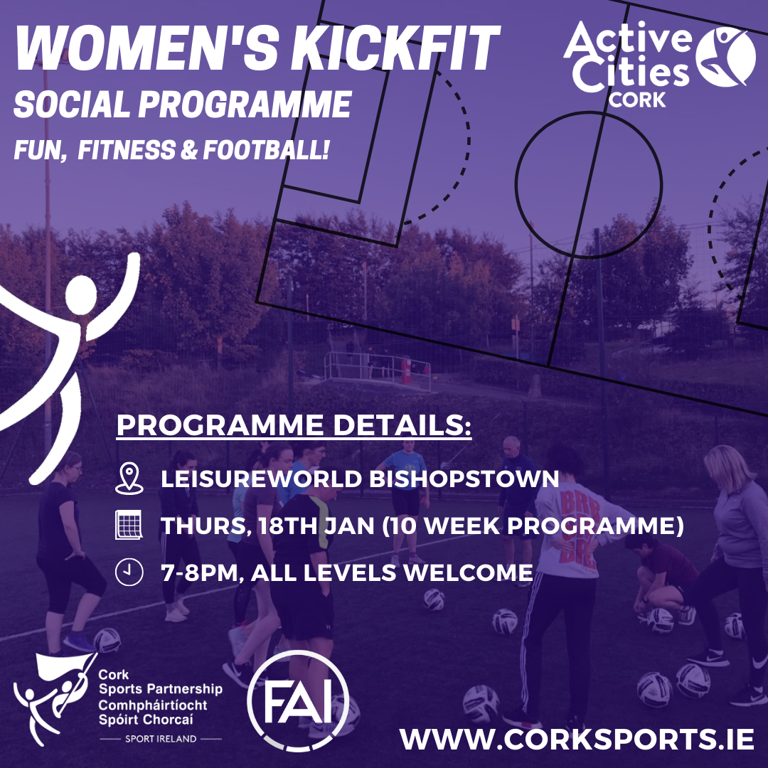 New Women’s Social Soccer Programmes 2024 | Cork Sports Partnership