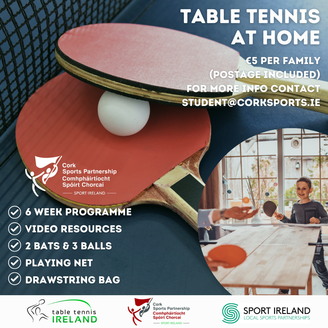 Table Tennis At Home | Cork Sports Partnership