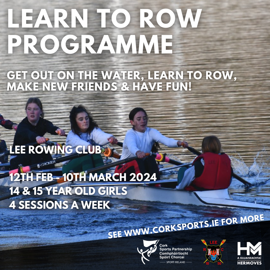 New Girls Learn To Row Spring Programme | Cork Sports Partnership