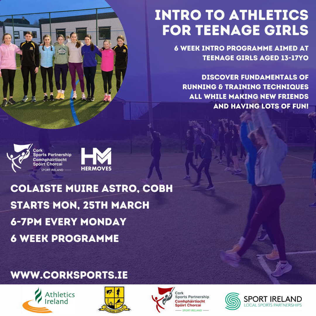 Intro To Athletics For Teenage Girls Programme | Cork Sports Partnership