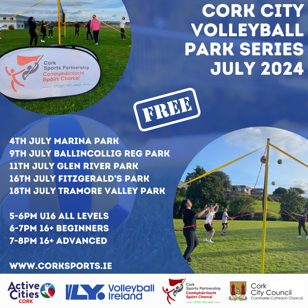 Cork City Volleyball Park series July 2024 | Cork Sports Partnership