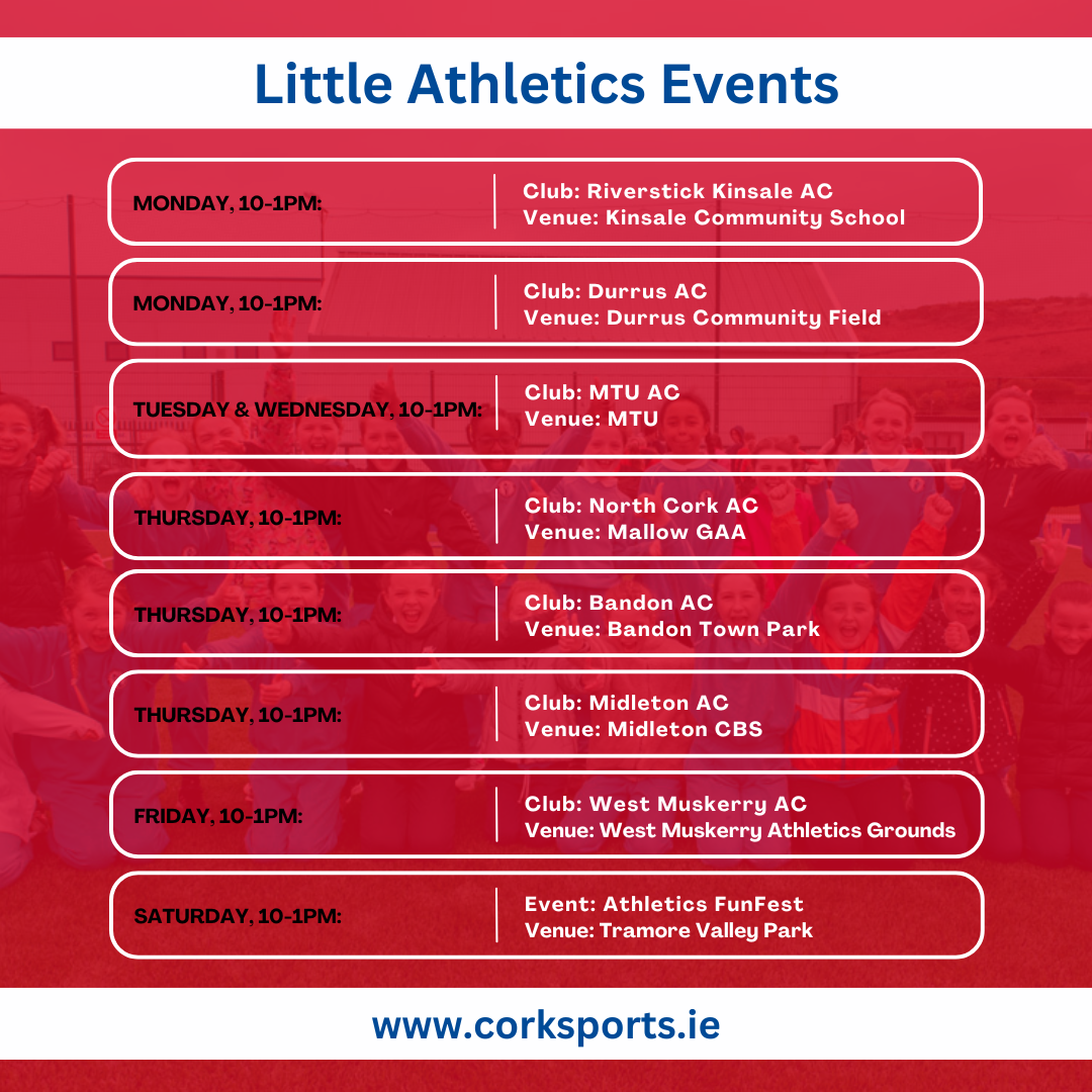 Cork Athletics Week 2024 | Cork Sports Partnership