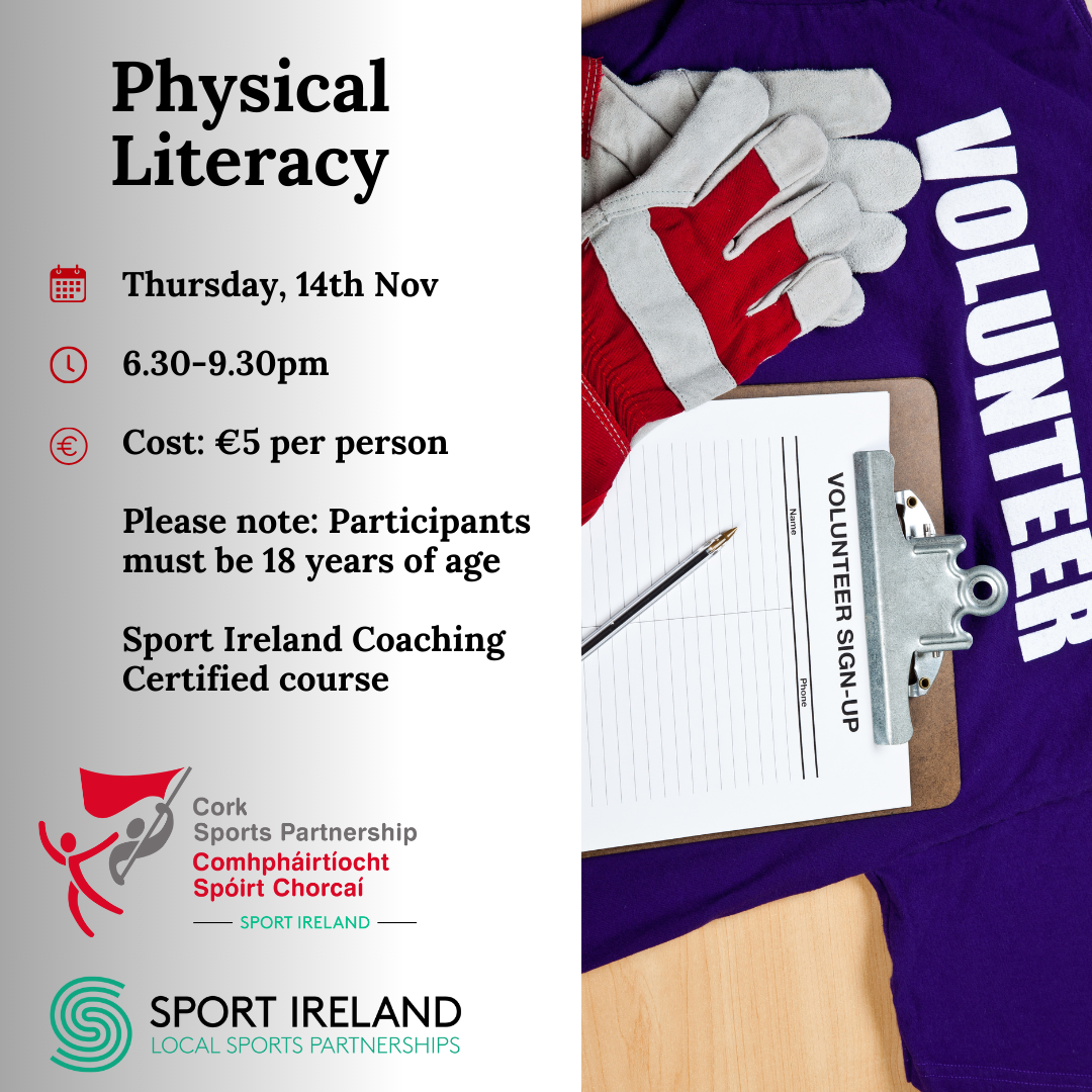 Physical Literacy Workshop 2024 | Cork Sports Partnership
