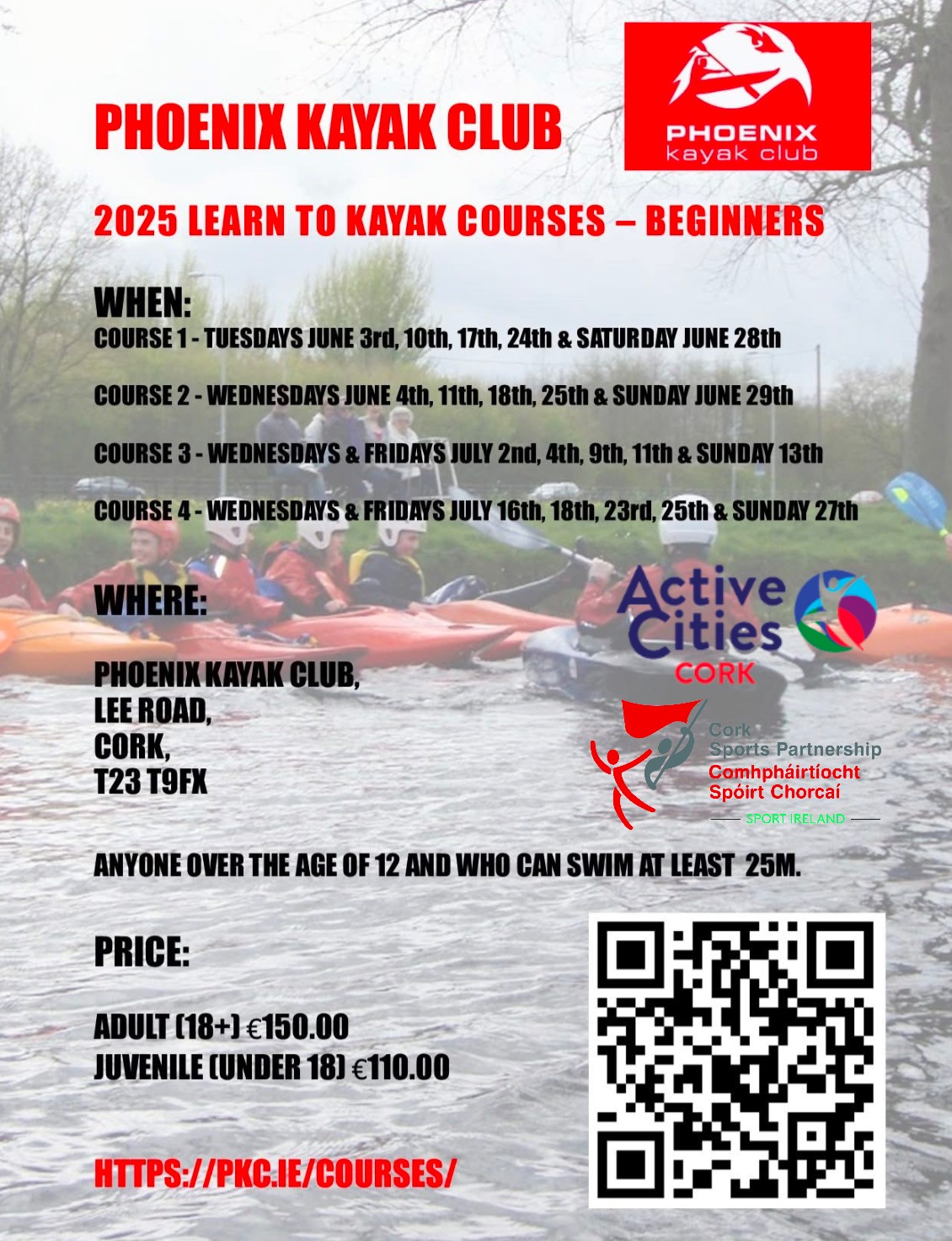 Learn To Kayak Programmes 2025 | Cork Sports Partnership