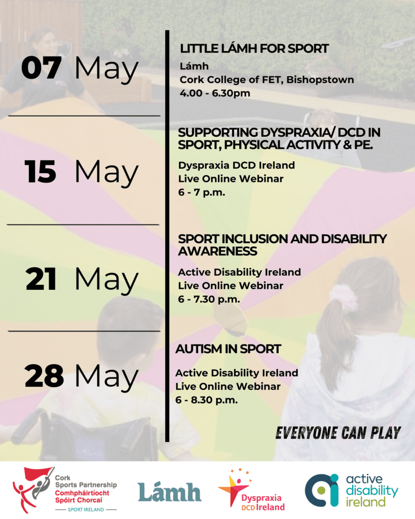Supporting Disability in Sport, Physical Activity & PE | Cork Sports ...