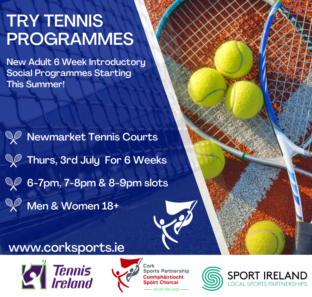 Try Tennis Programmes 2025 | Cork Sports Partnership